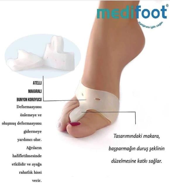Atelli Makaralı Bunion Koruyucu - Podosit